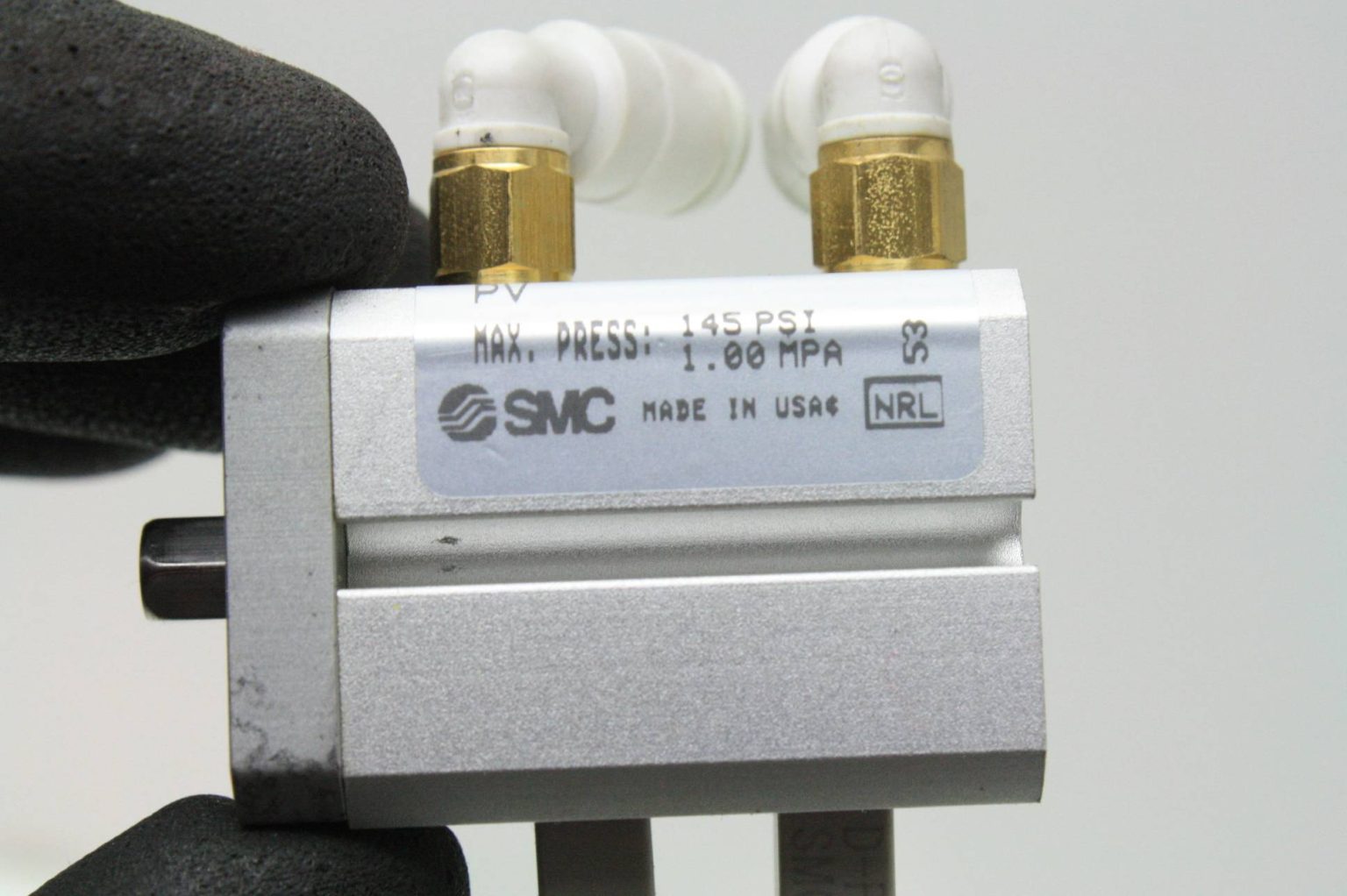 4 SMC CDQSKB12-10D-M9 Air Cylinders 12mm Bore x 10mm Stroke w D-F8P ...