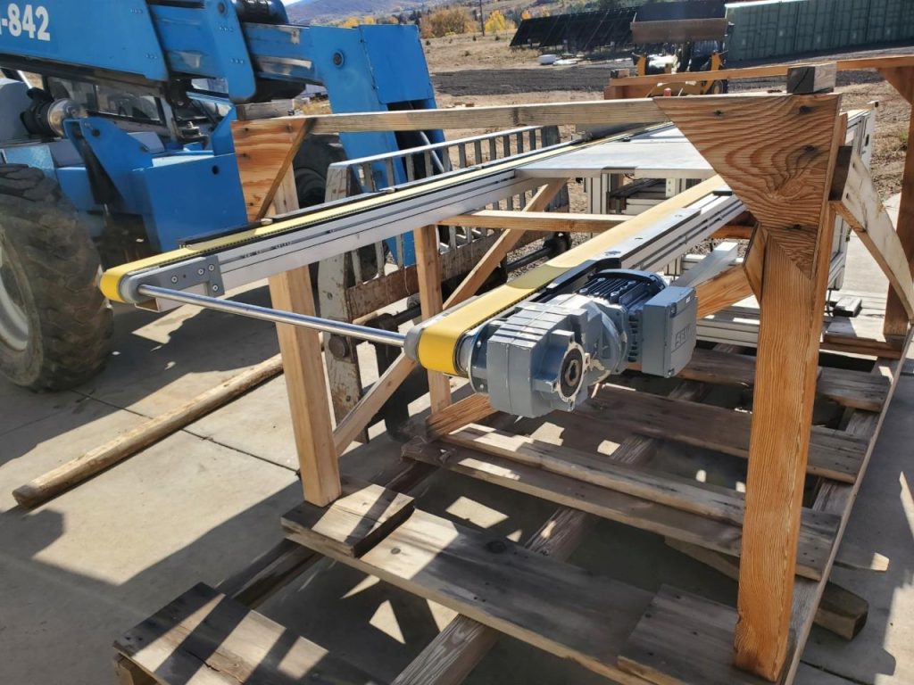 MiniTec Dual Track Reject / Sorting Conveyor 3500 mm Stroke Sew 1/2 HP ...