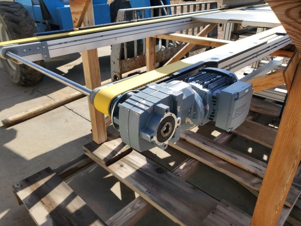 MiniTec Dual Track Reject / Sorting Conveyor 3500 mm Stroke Sew 1/2 HP ...