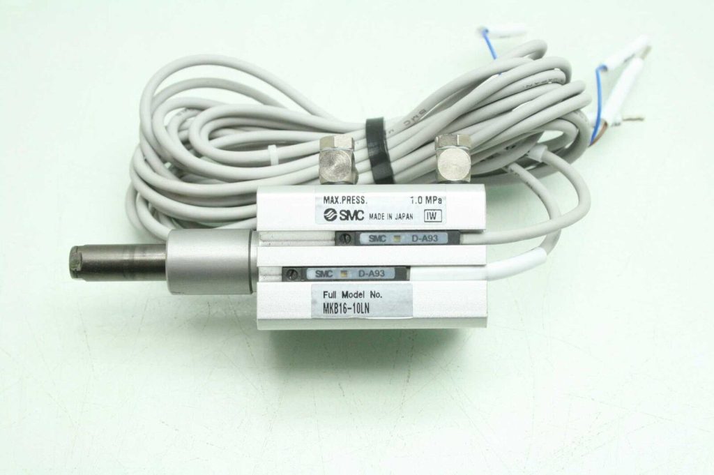 SMC MKB16-10LN Pneumatic Rotary Clamp Cylinder 16mm Bore - Used ...