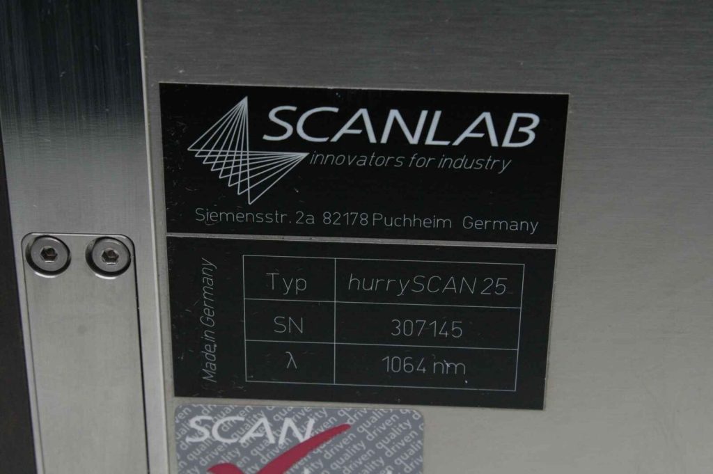 ScanLab hurrySCAN 25 1064nm Laser Galvonometer Scan Head - Used ...