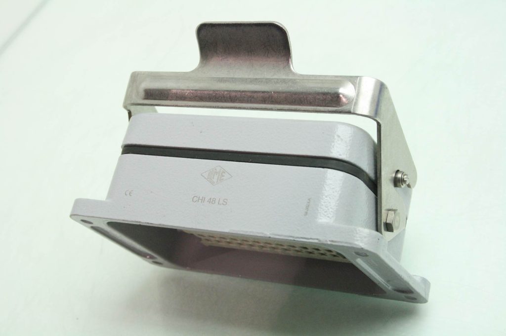 ILME CHI-48LS Bulkhead Panel Interface Housing with EPIC H-BE 24 SS DR Connector - Used - Motion ...