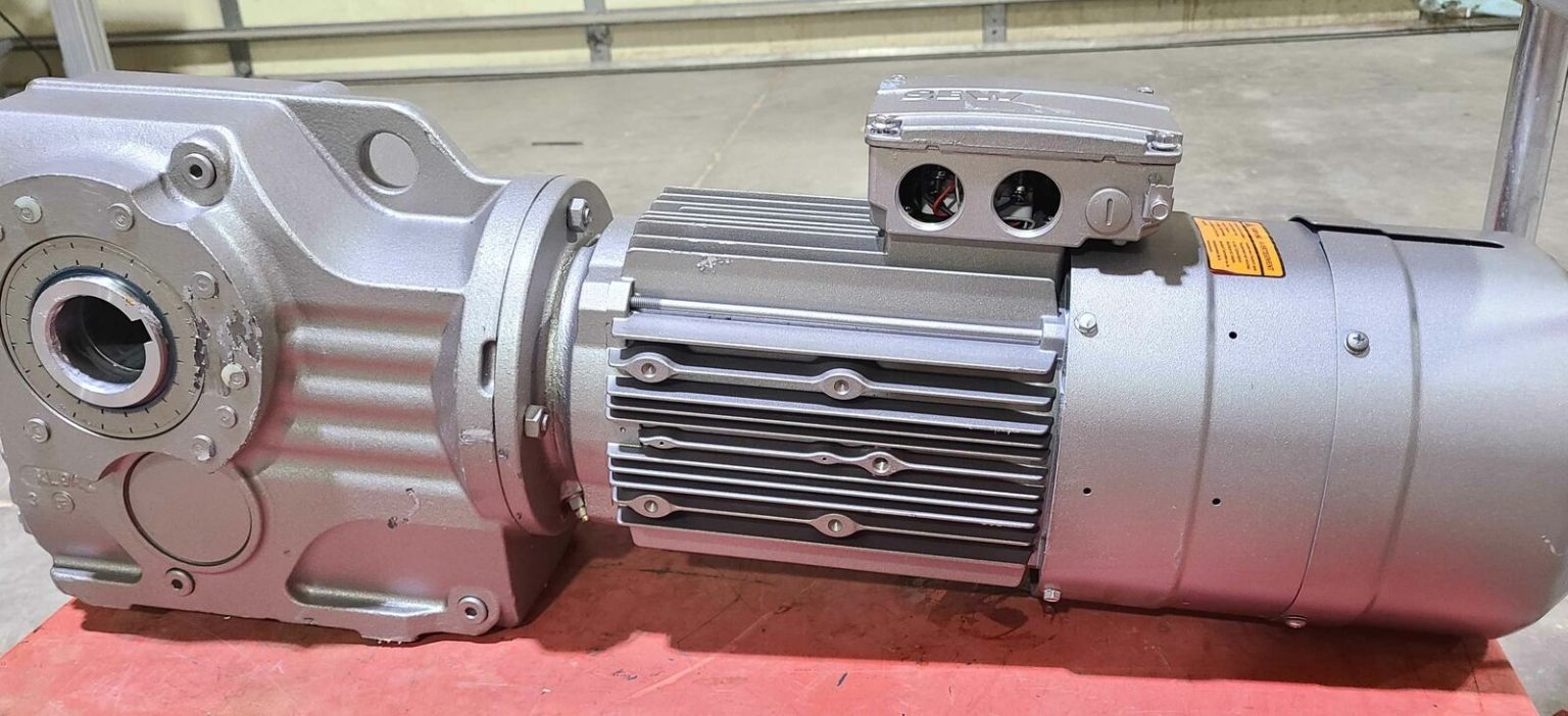 Sew Eurodrive KA77 TDRL100L4/BE5HR/TF/ES7C Helical Bevel Gear Motor 2 ...
