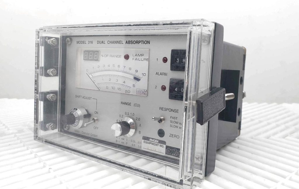 Optek Danulat Model 316 Dual Channel Absorption Meter w/ Screen Cover ...