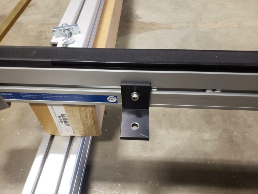 2 Rexroth 3842999716 CS-1186-3200 Single Track Section Belt Conveyors ...