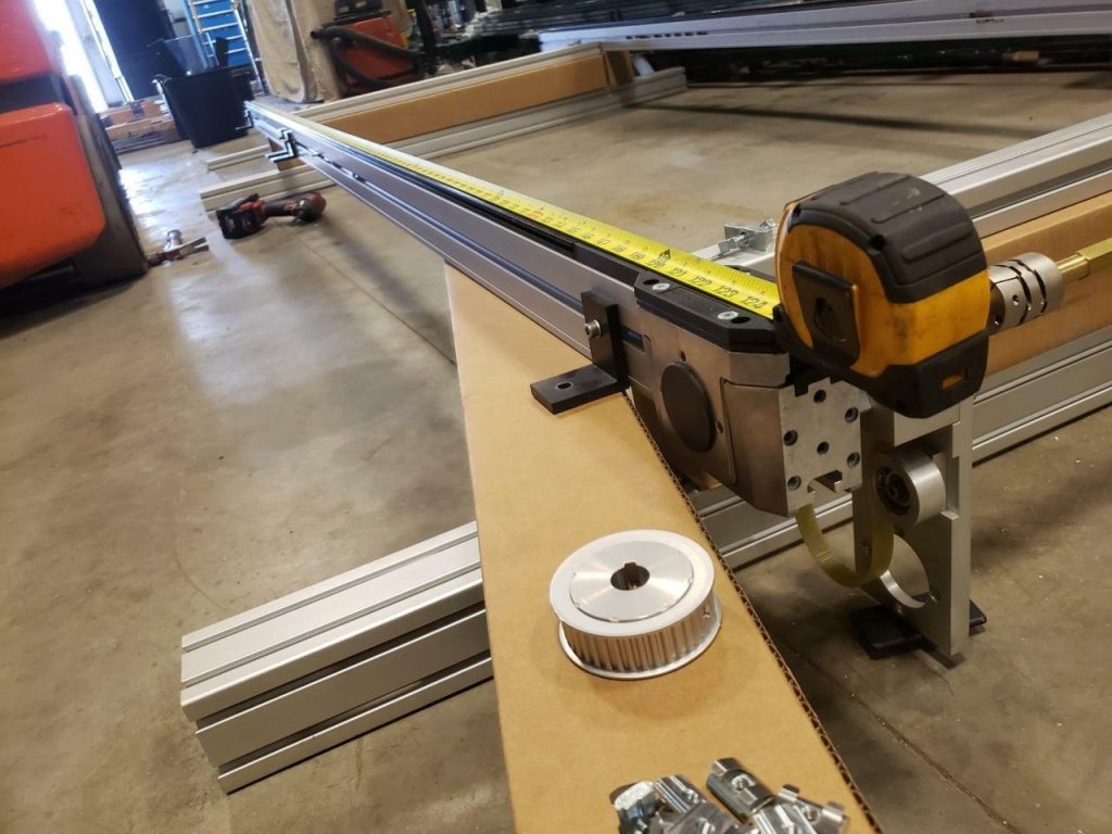2 Rexroth 3842999716 CS-1186-3200 Single Track Section Belt Conveyors ...