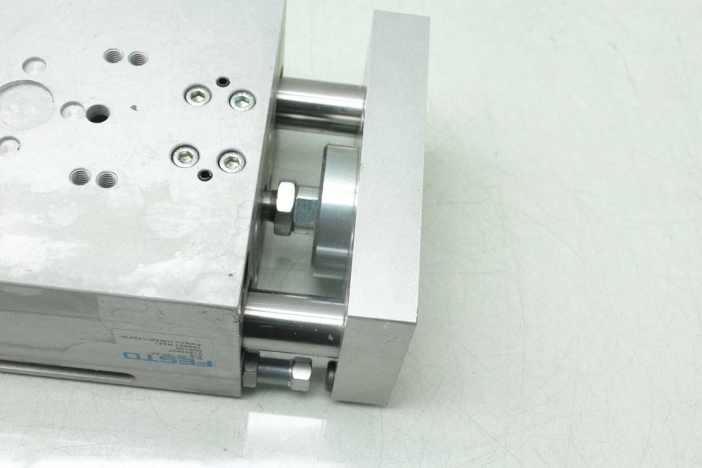 Festo SLE-50-100-KF-A-G / Linear SLE Air Cylinder & Guide / Pmax=10BAR ...