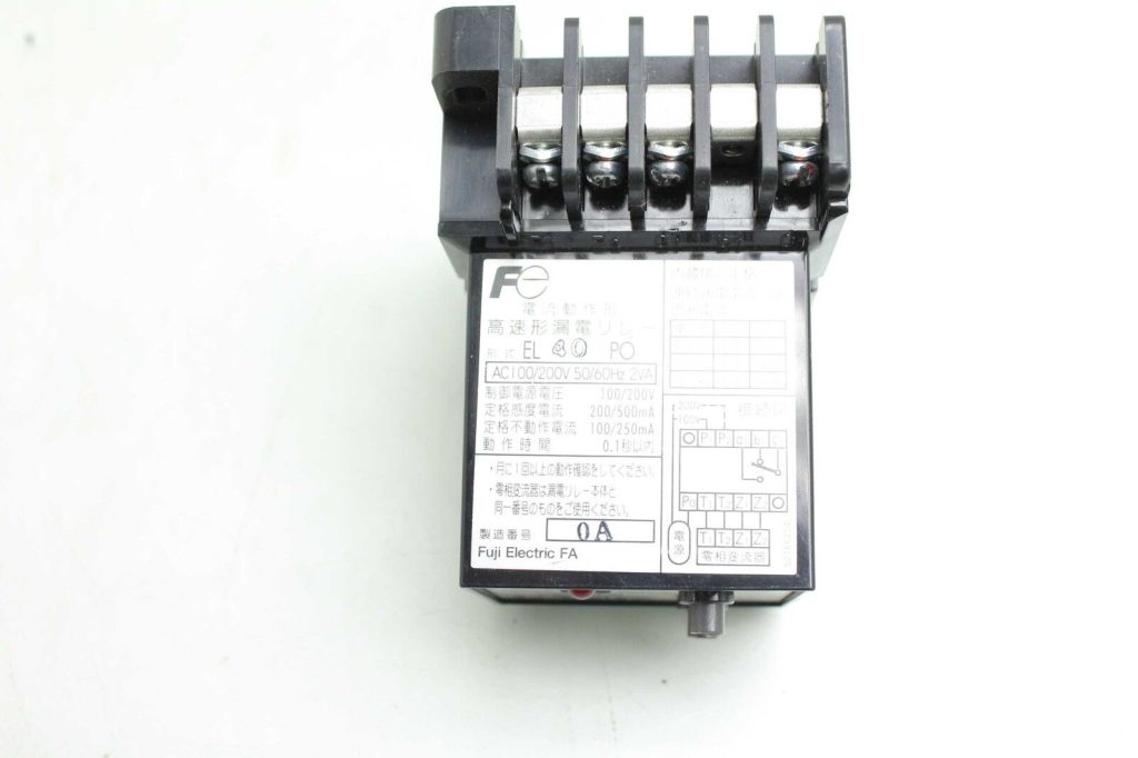 Fuji Electric EL40PO Earth Leakage Protective Relay Ground Fault ...