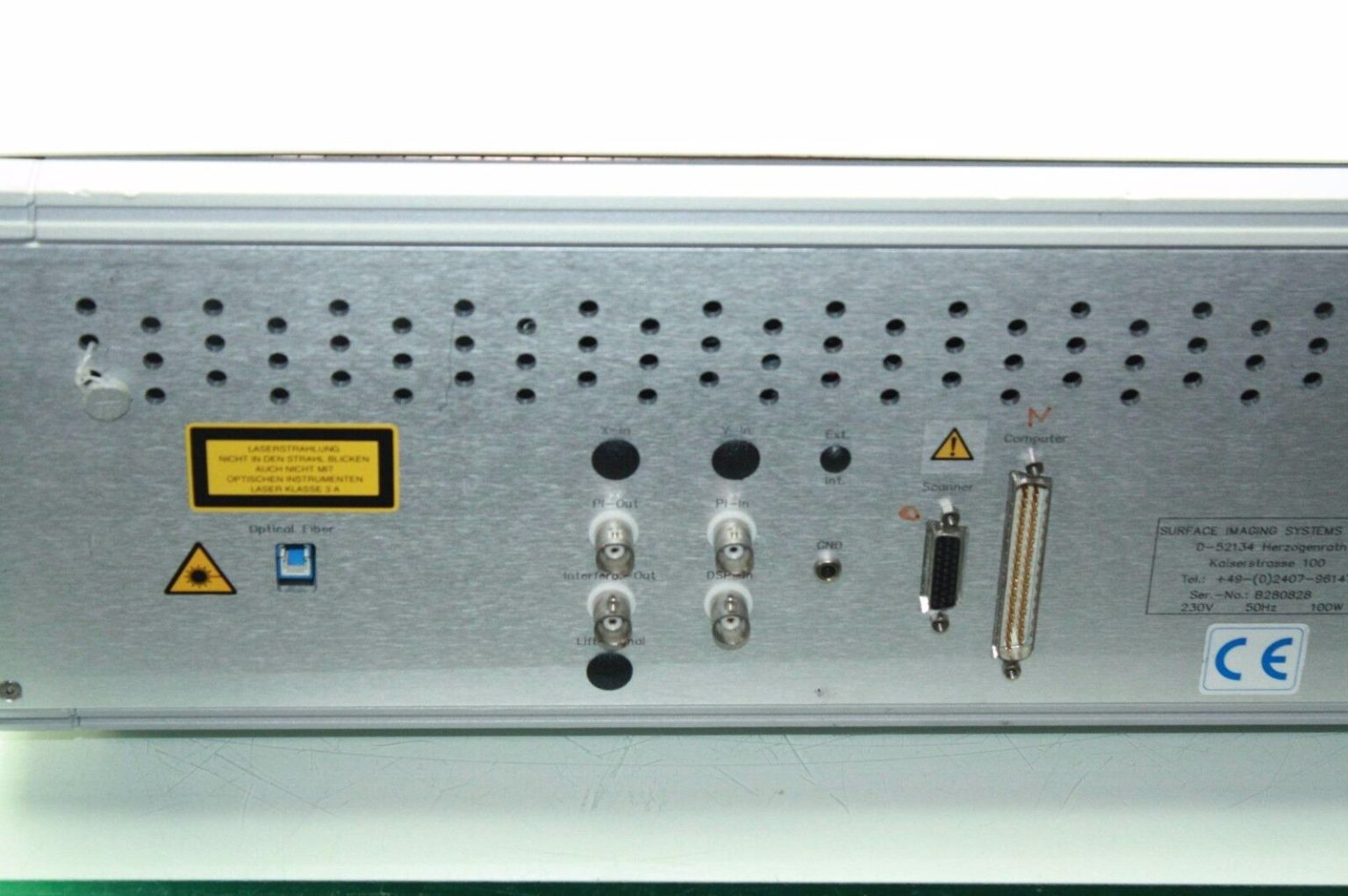 Surface Imaging SiS SCANControl Galvo Controller Laser Inferometer ...